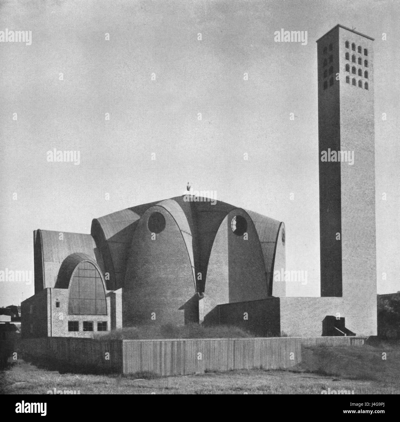 This photo by Hugo Schmoelz captures the Church of St. Engelbert in ...