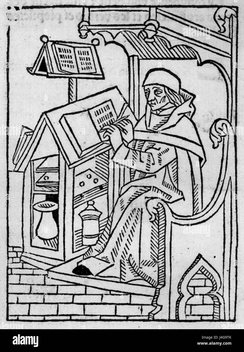 Traditional woodblock technique Black and White Stock Photos & Images ...