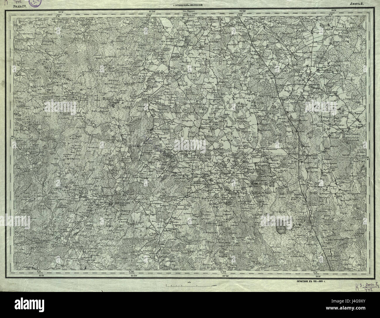 Shubert map R04L05 Stock Photo - Alamy