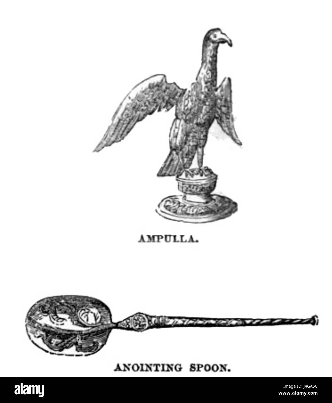 Spoon and ampulla Stock Photo - Alamy