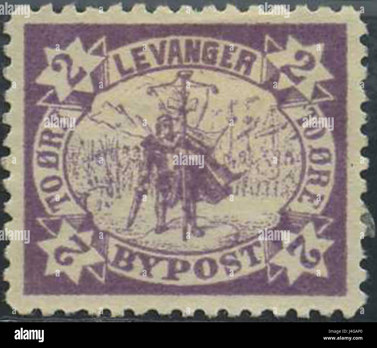 The Stamp Levanger Lockal Post refers to a local post office in ...