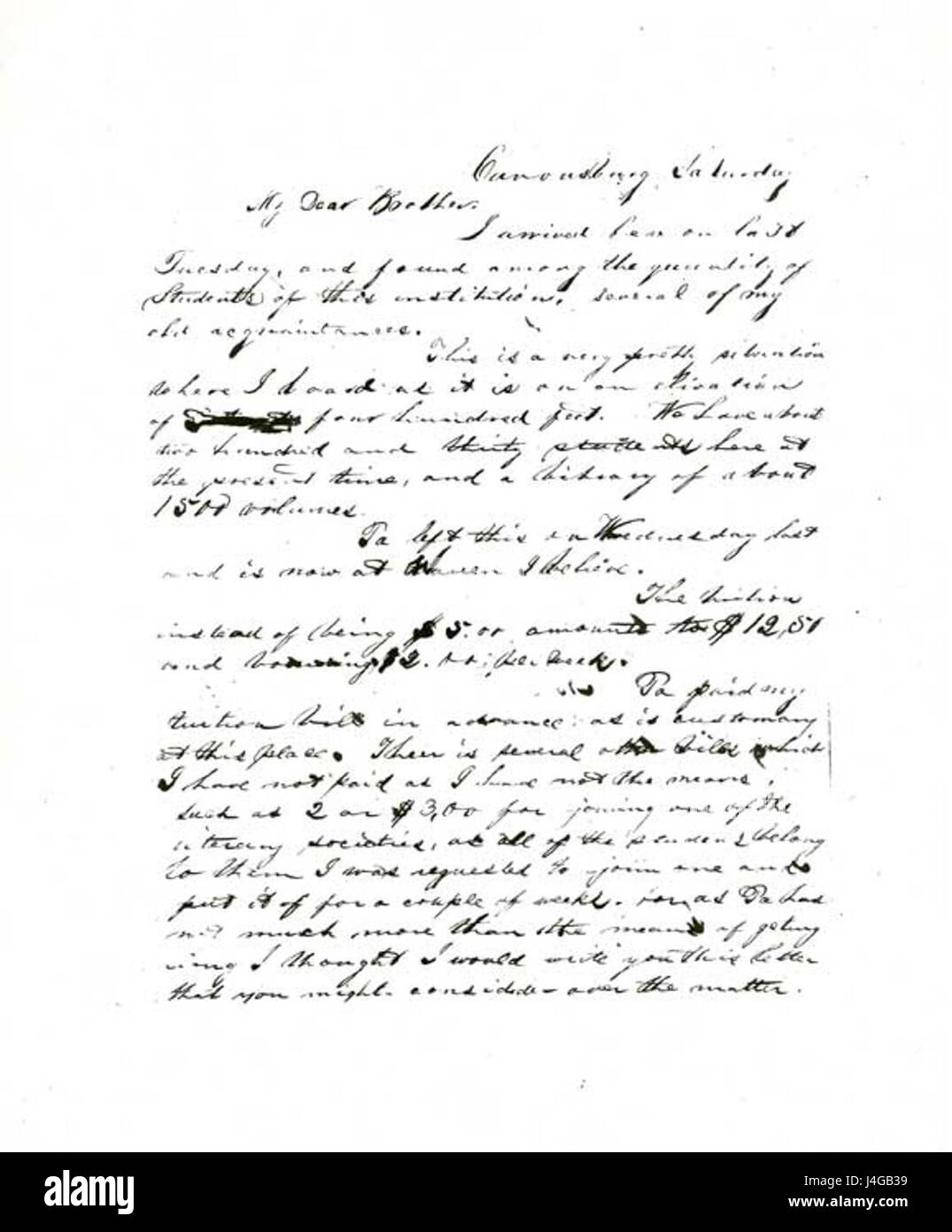 American letter writing Cut Out Stock Images & Pictures - Alamy