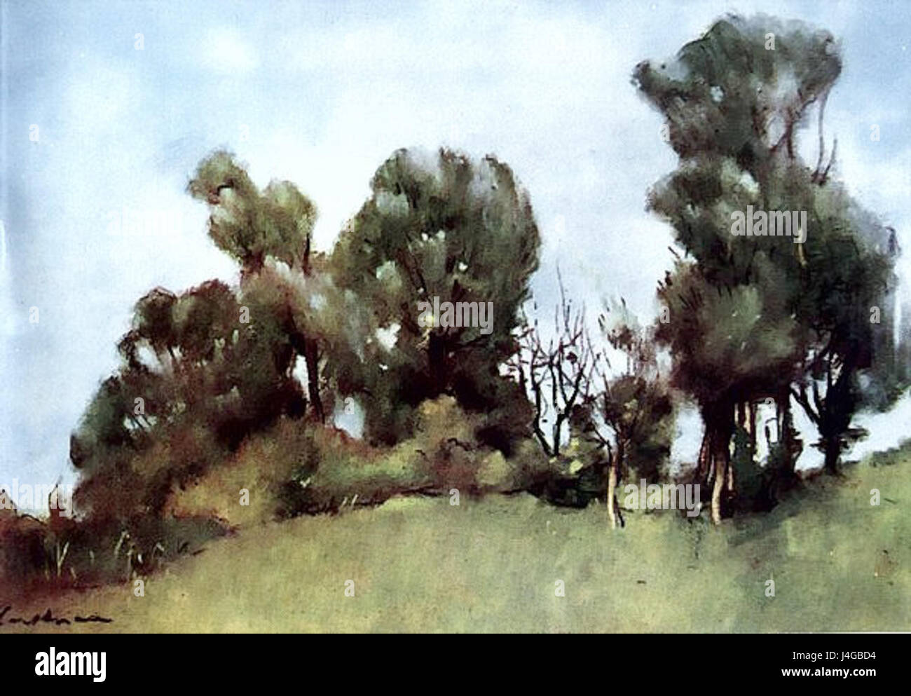 Stefan Luchian's 'Salcii' (Willows) is a renowned painting by the ...