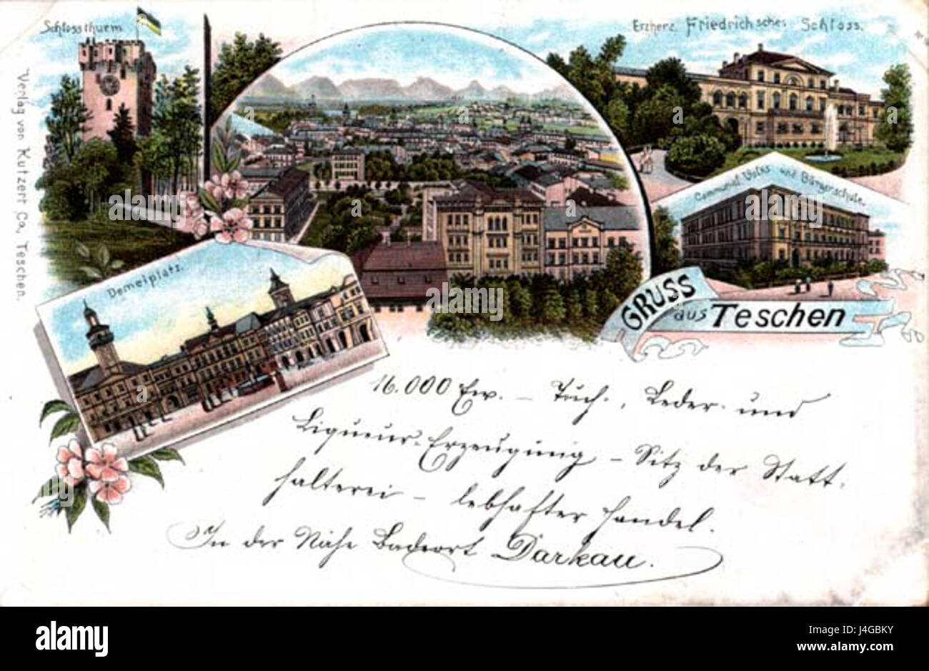 Ancient teschen map hi-res stock photography and images - Alamy