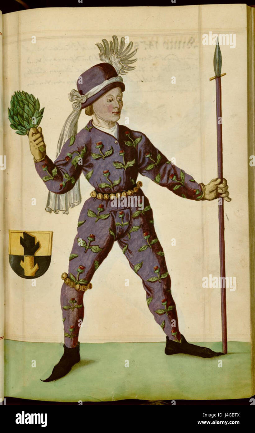 Schembartbuch UB of California Coll. 170 Ms 351 027 Stock Photo - Alamy