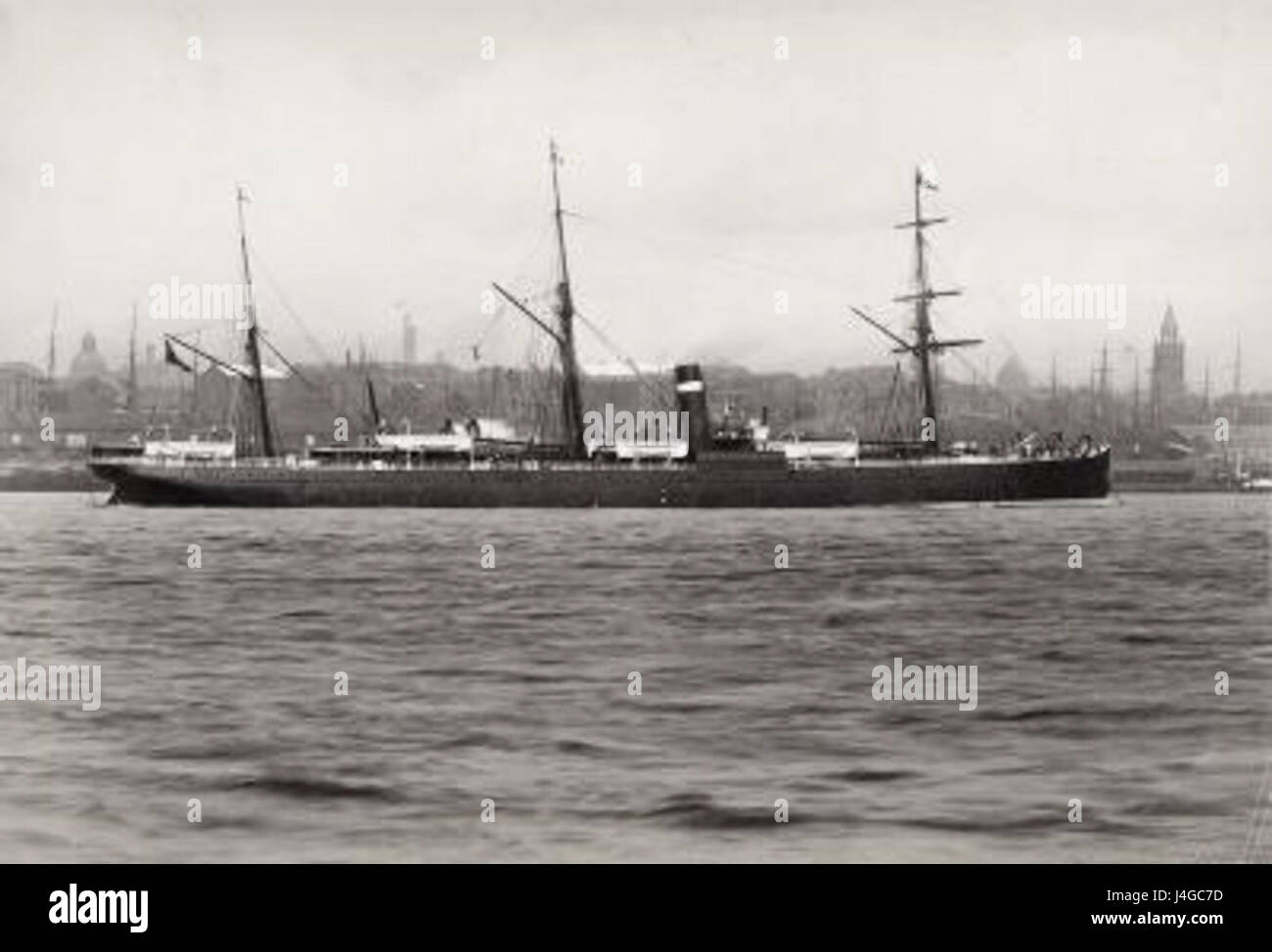 Sardinian ALLAN LINE c1890 Stock Photo - Alamy