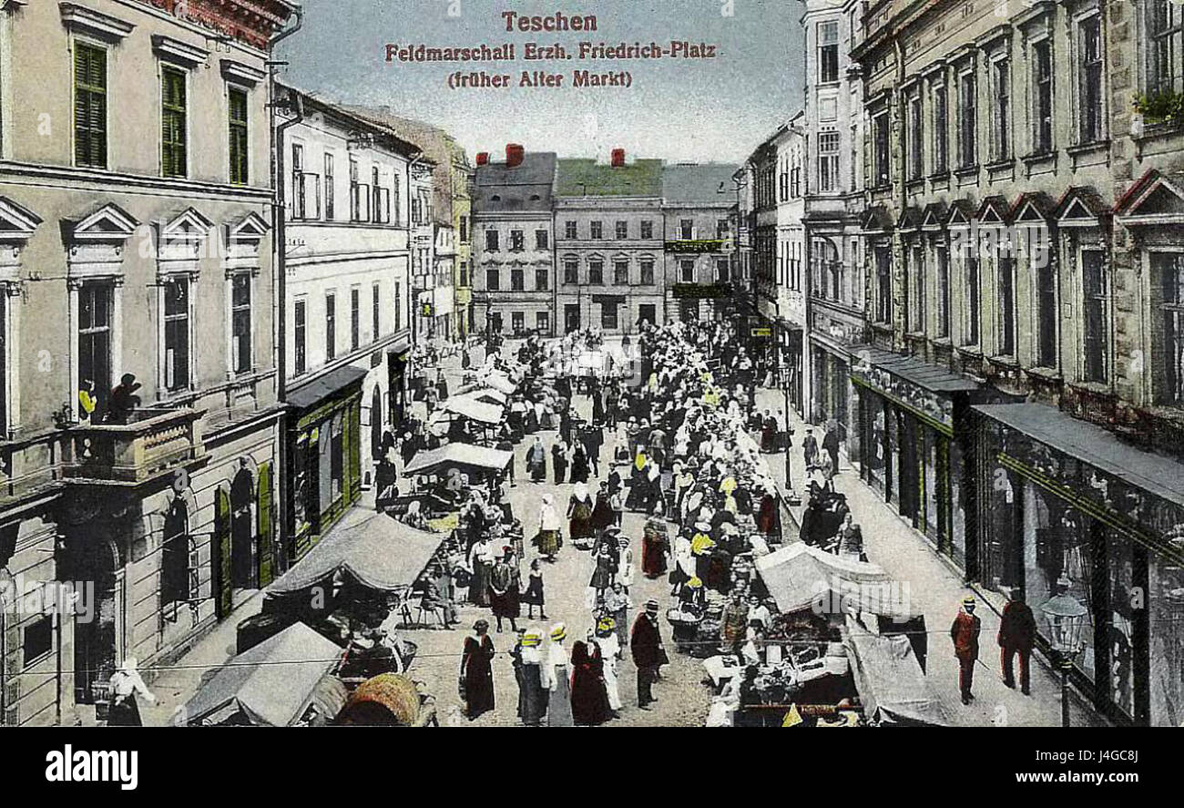 Ancient teschen map hi-res stock photography and images - Alamy