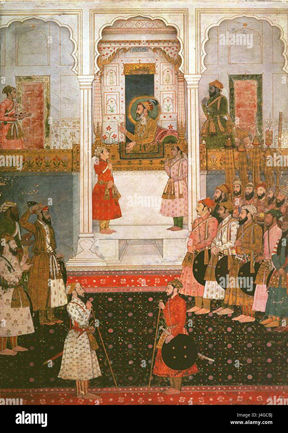 Shah jahan painting hi-res stock photography and images - Alamy