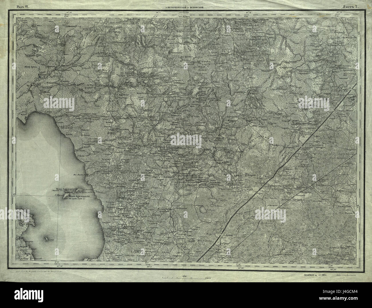 Shubert map R06L07 Stock Photo - Alamy