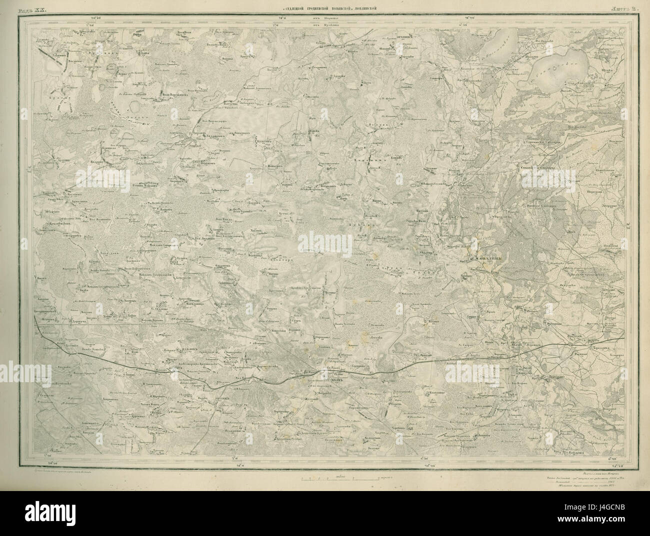 Shubert map R20L02v2 Stock Photo - Alamy