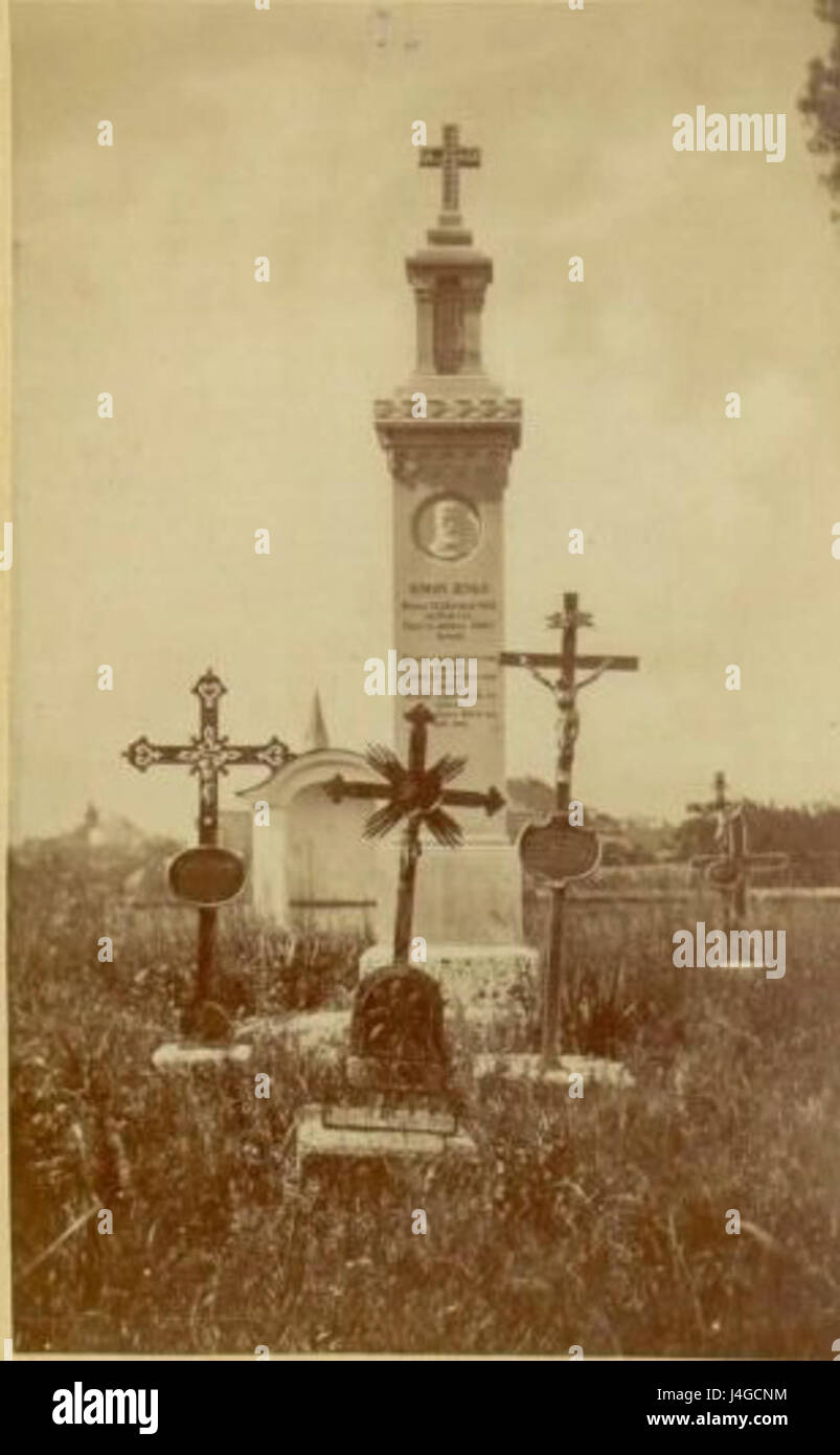 Simon Jenko grave 1875 Stock Photo - Alamy