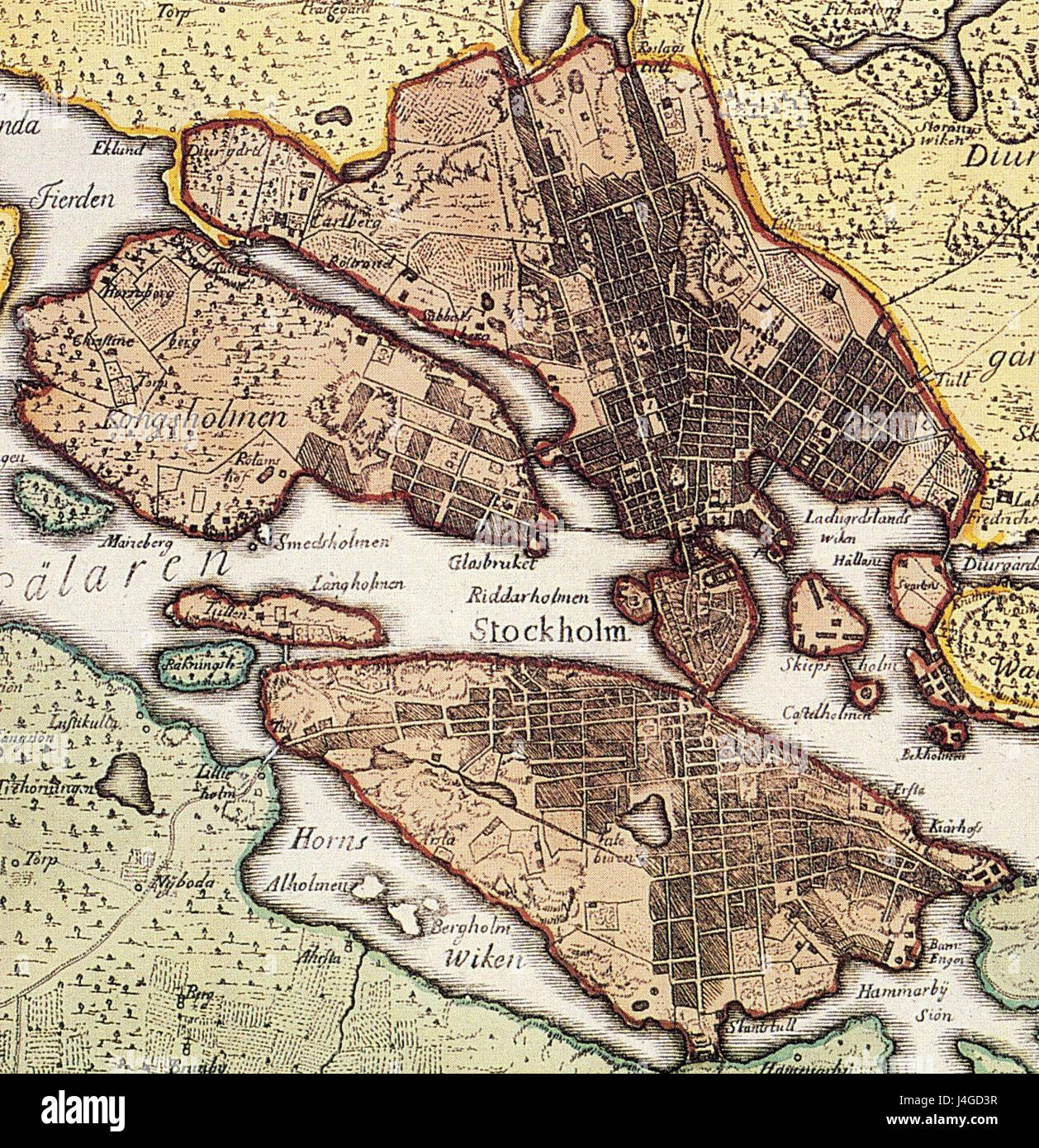 Stockholmskarta hi-res stock photography and images - Alamy