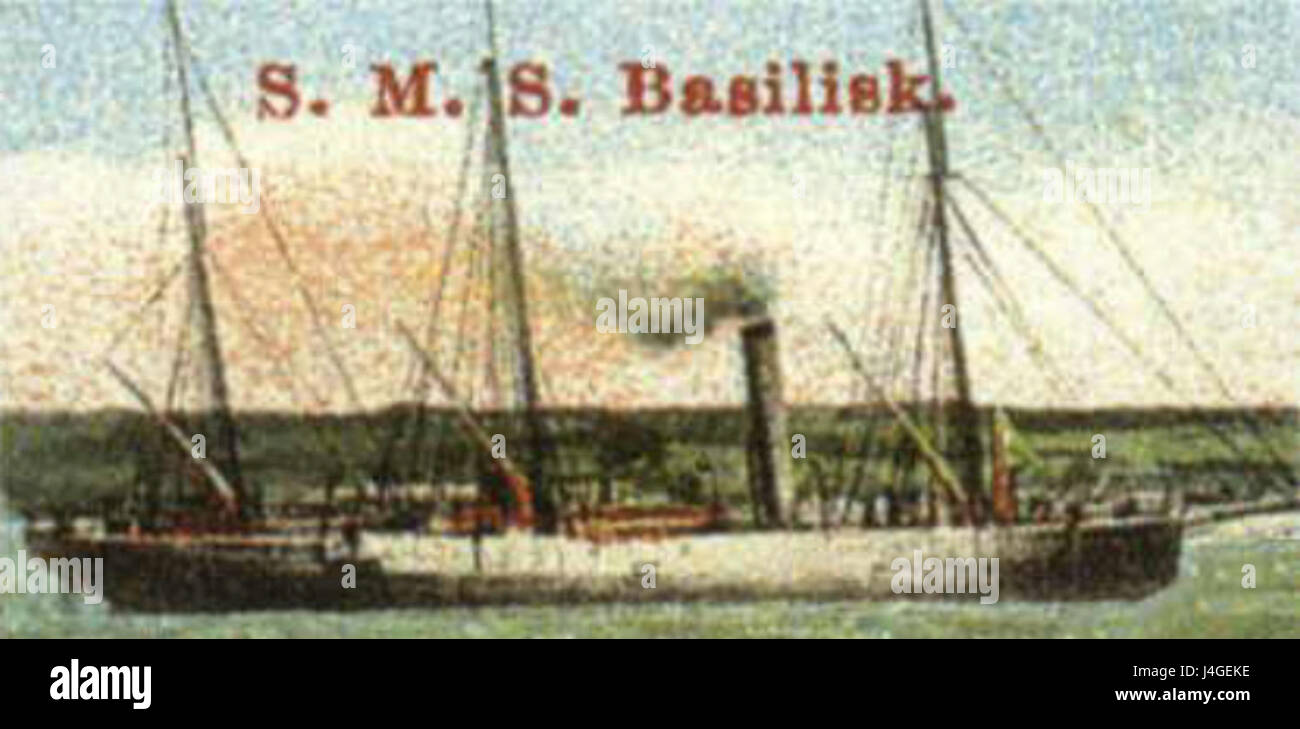 The SMS Basilisk was a German Imperial Navy cruiser, part of the fleet ...