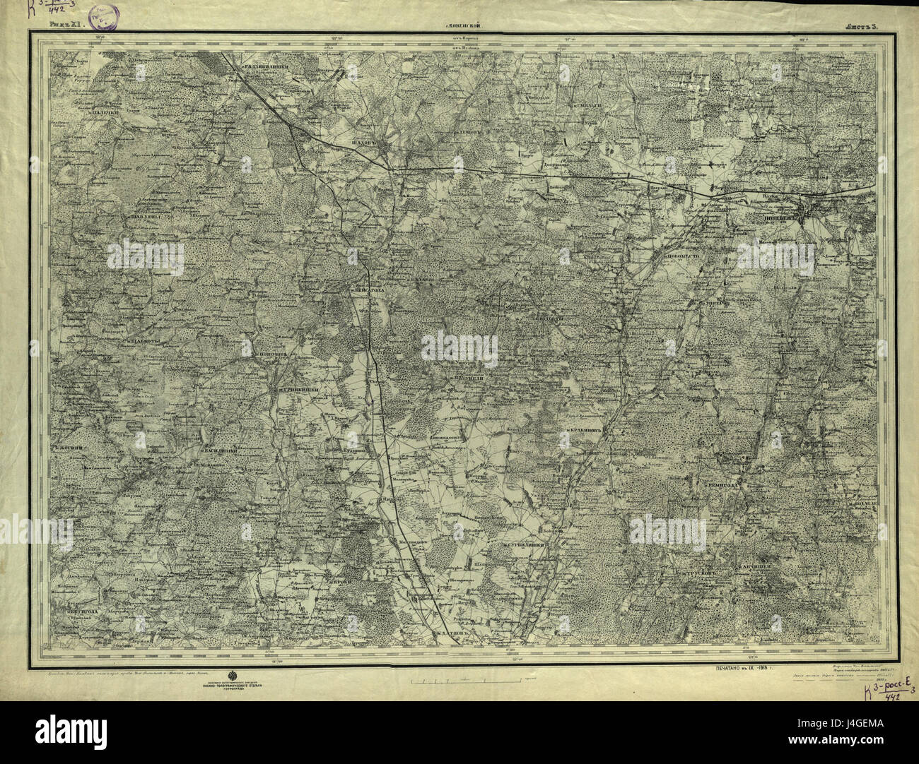 The Shubert map R11L03 is a detailed historical map, likely focusing on ...
