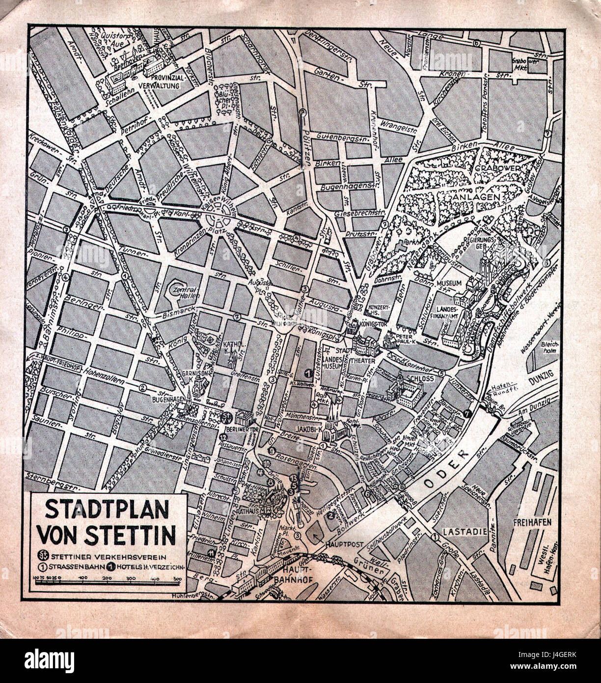 Stadtplan von hi-res stock photography and images - Alamy