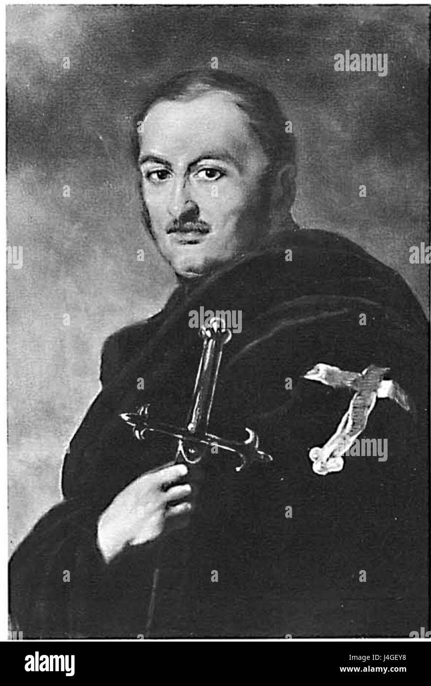 RusPortraits v2 151 Le Comte Vincent Ivanowitch Krasinsky Stock Photo ...