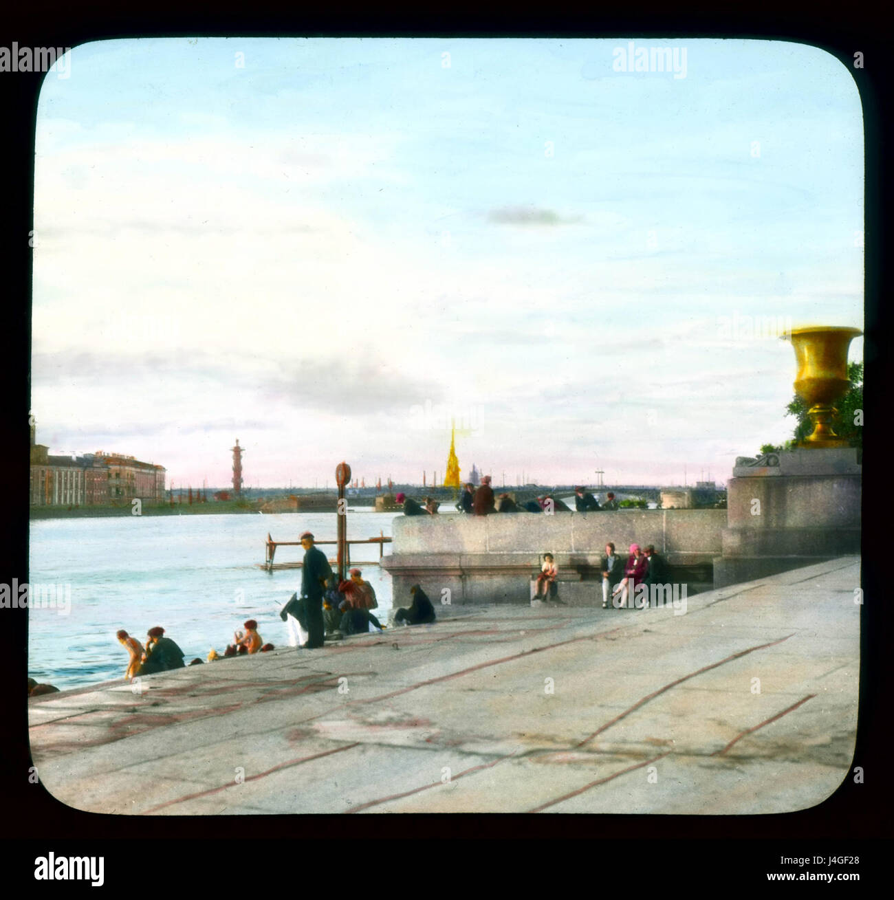 Neva river map hi-res stock photography and images - Alamy