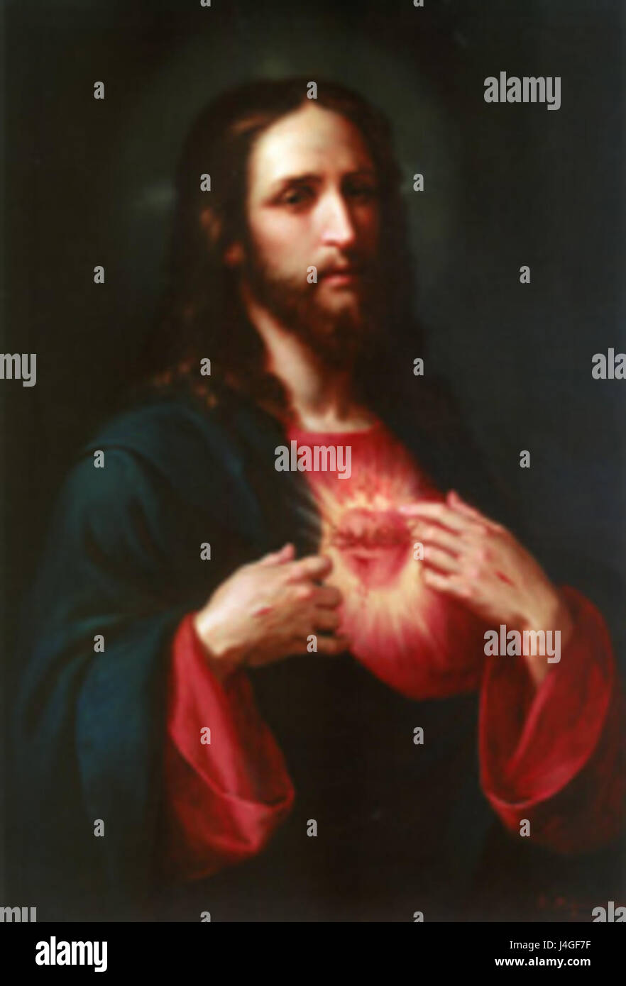 Sacred heart of jesus ibarraran Stock Photo - Alamy