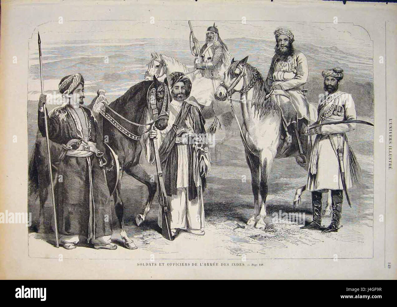 Soldiers and officers of the Indian army Stock Photo - Alamy
