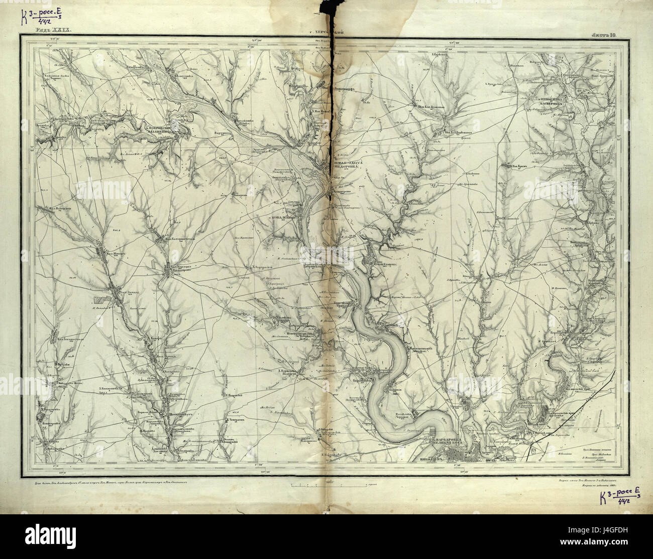 The 'Shubert map R29L10' is a detailed geographical map used for ...