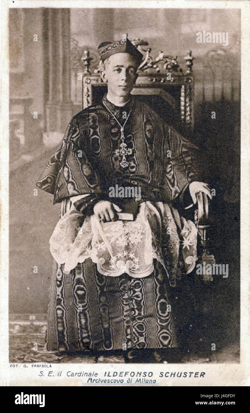 Schuster Cardinal was a notable religious leader, likely referring to a ...