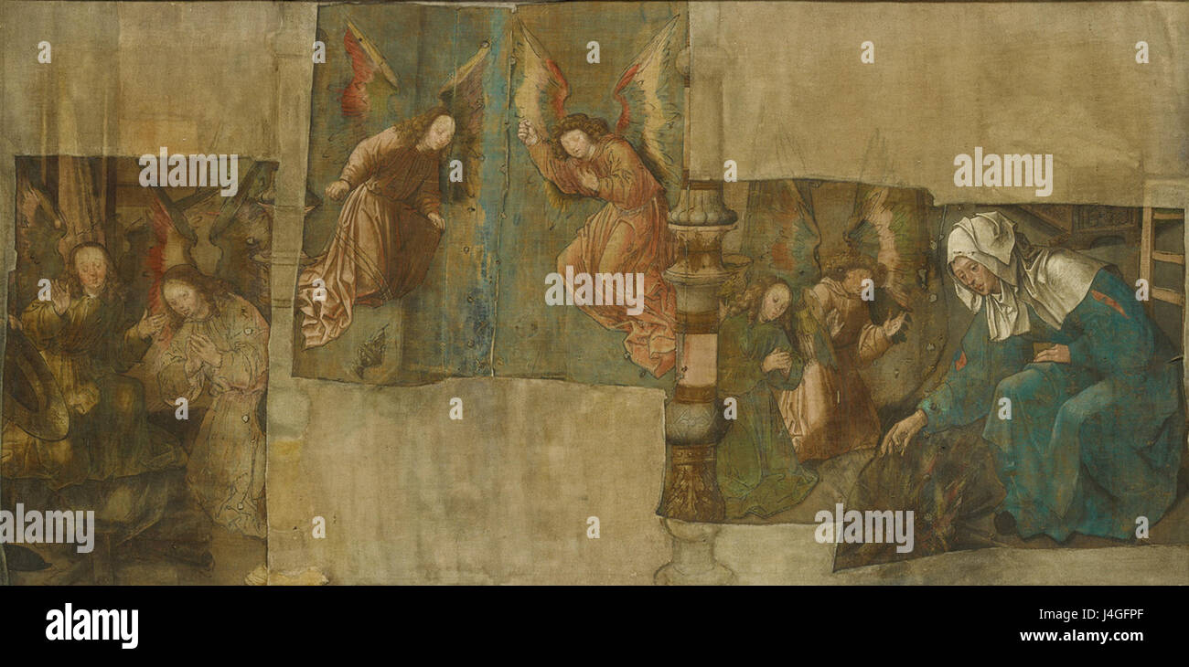 This work depicts the miracle of the holy host in the sacred place ...