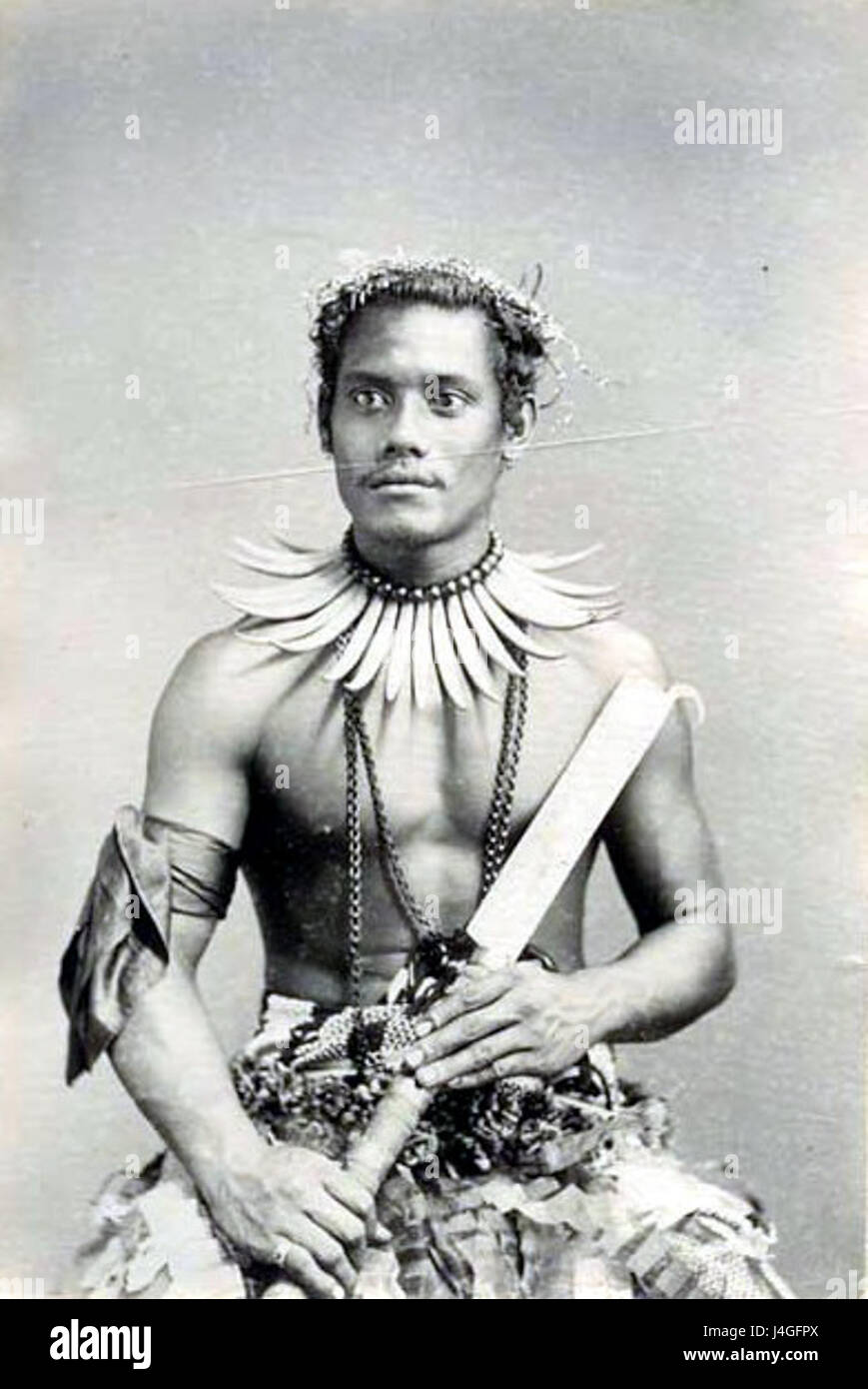 Samoan Drawing Warrior