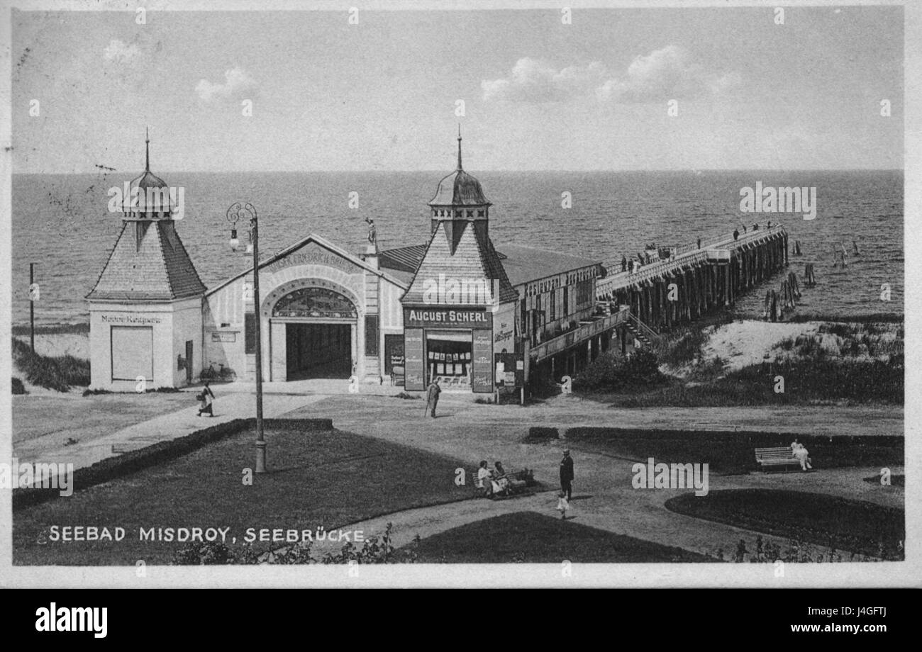 Seebad Misdroy Seebrucke Stock Photo - Alamy