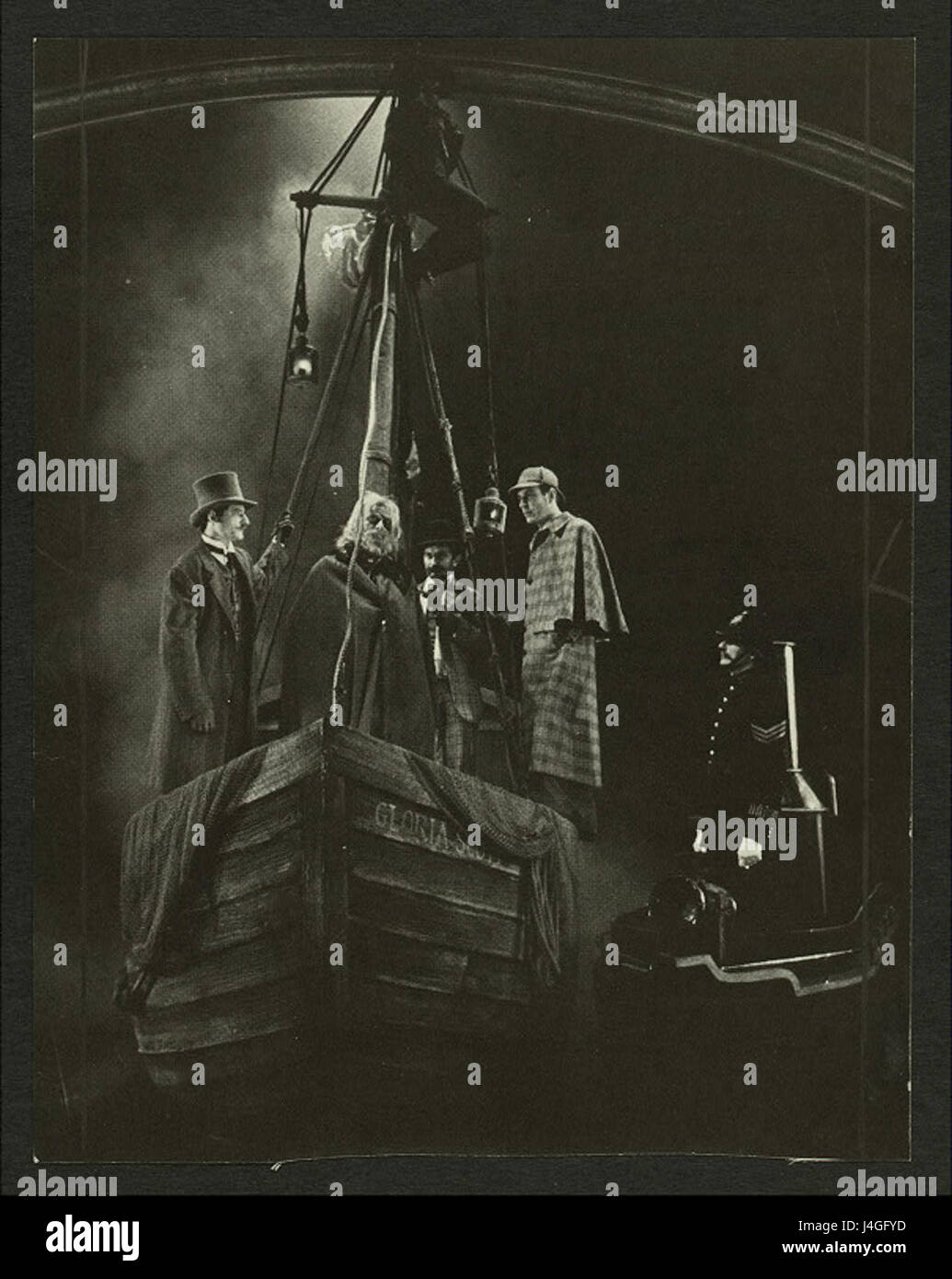 Sherlock Holmes William Gillette play Stock Photo - Alamy