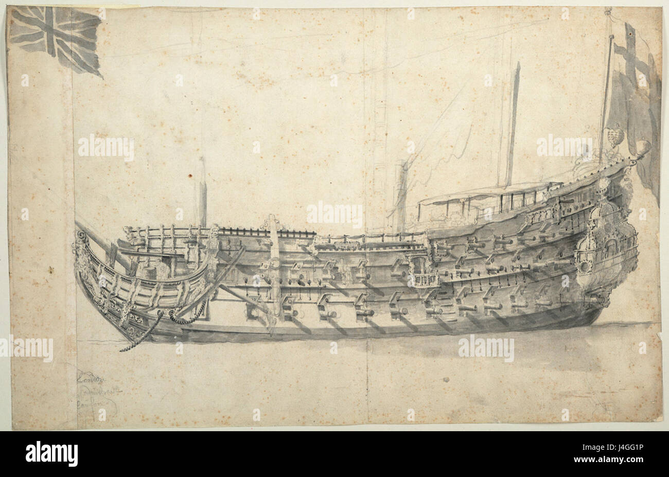 17th century london port hi-res stock photography and images - Alamy