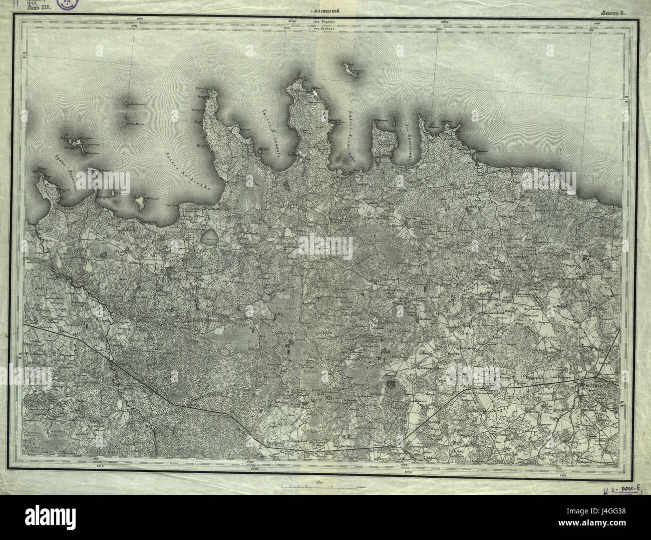 A vintage map titled 'Shubert map R03L05', part of a collection of ...