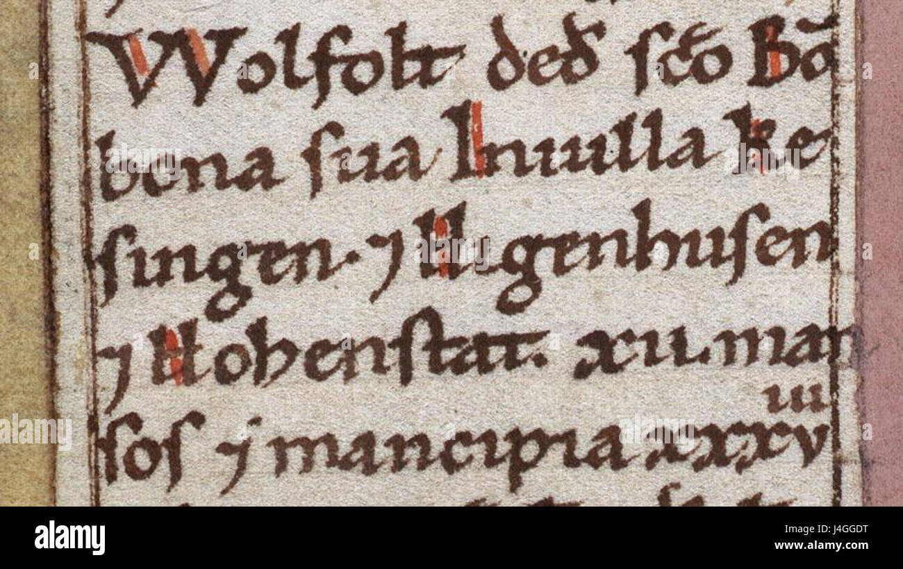 This inscription comes from the Codex Eberhardi, a medieval manuscript ...