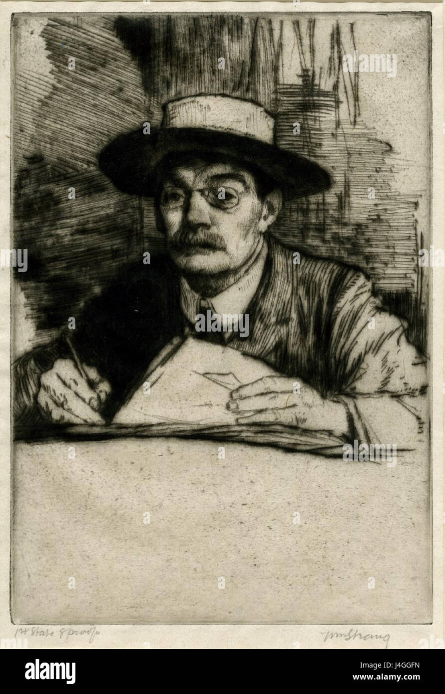 William strang self portrait hi-res stock photography and images - Alamy