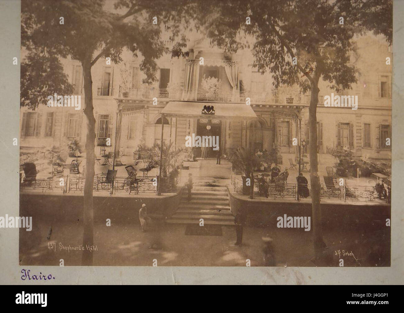 This refers to a photograph taken by Pascal Sebah, a noted photographer ...