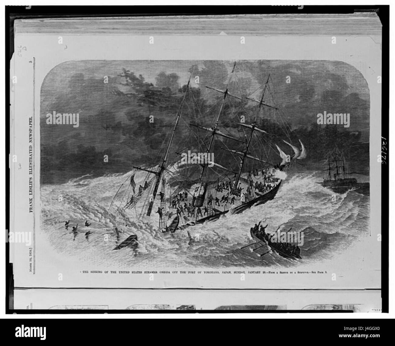 The sinking of the USS Oneida occurred during a naval battle ...