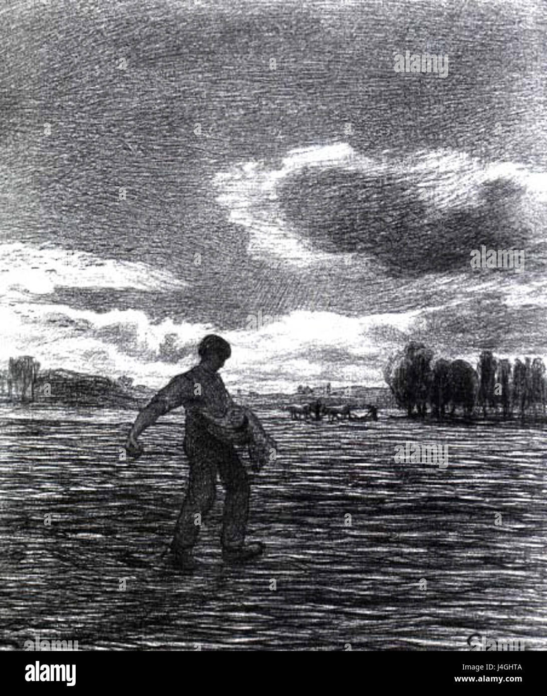 This work by Giovanni Segantini, an Italian painter, focuses on themes ...