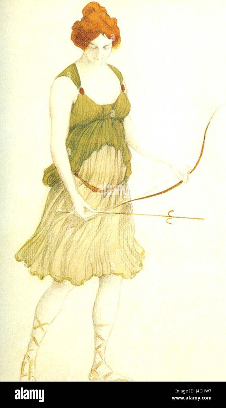 'Silvia' is a work by Russian artist Leon Bakst, known for his vibrant ...