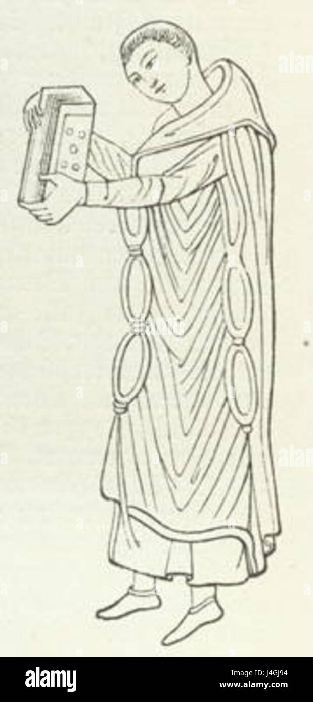 The term 'skapulier' likely refers to the scapular, a religious garment ...