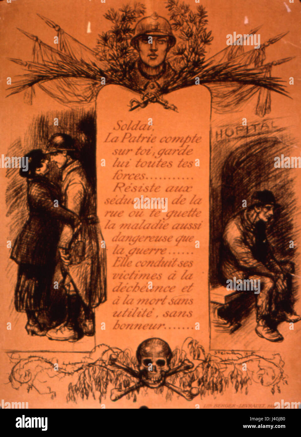 'Soldat, La Patrie Compte Sur Toi' is a French slogan meaning 'Soldier ...