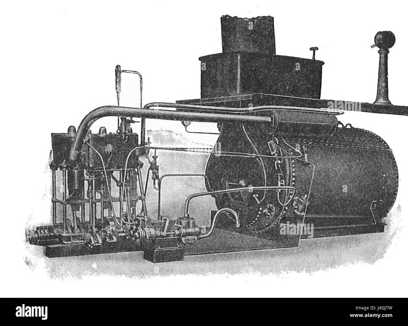 Illustration of savery steam engine hi-res stock photography and images ...