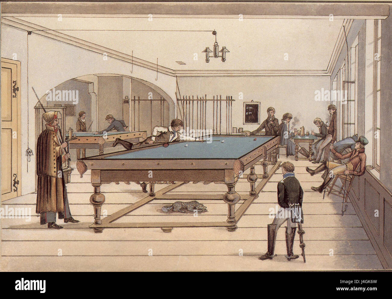 Billiards historical hi-res stock photography and images - Alamy