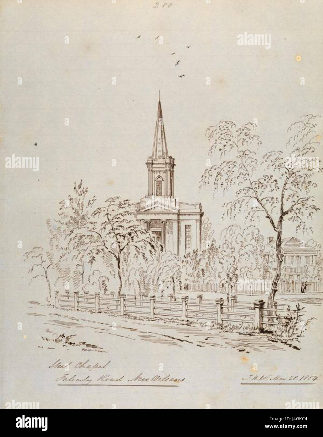 The Steel Chapel Felicity, built in 1854, is an example of a historical ...