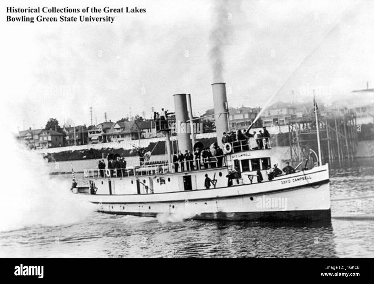 The David Campbell was a steam-powered fireboat that served in Portland ...