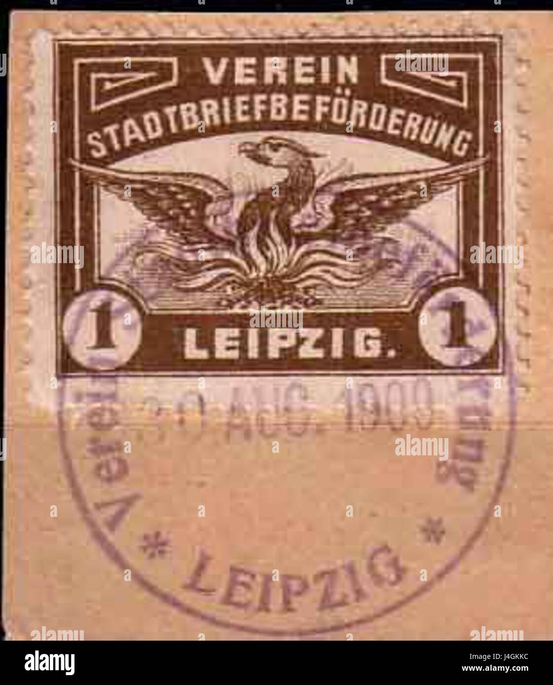 The Leipzig Verkehrsanstalt stamp highlights the city's historical ...
