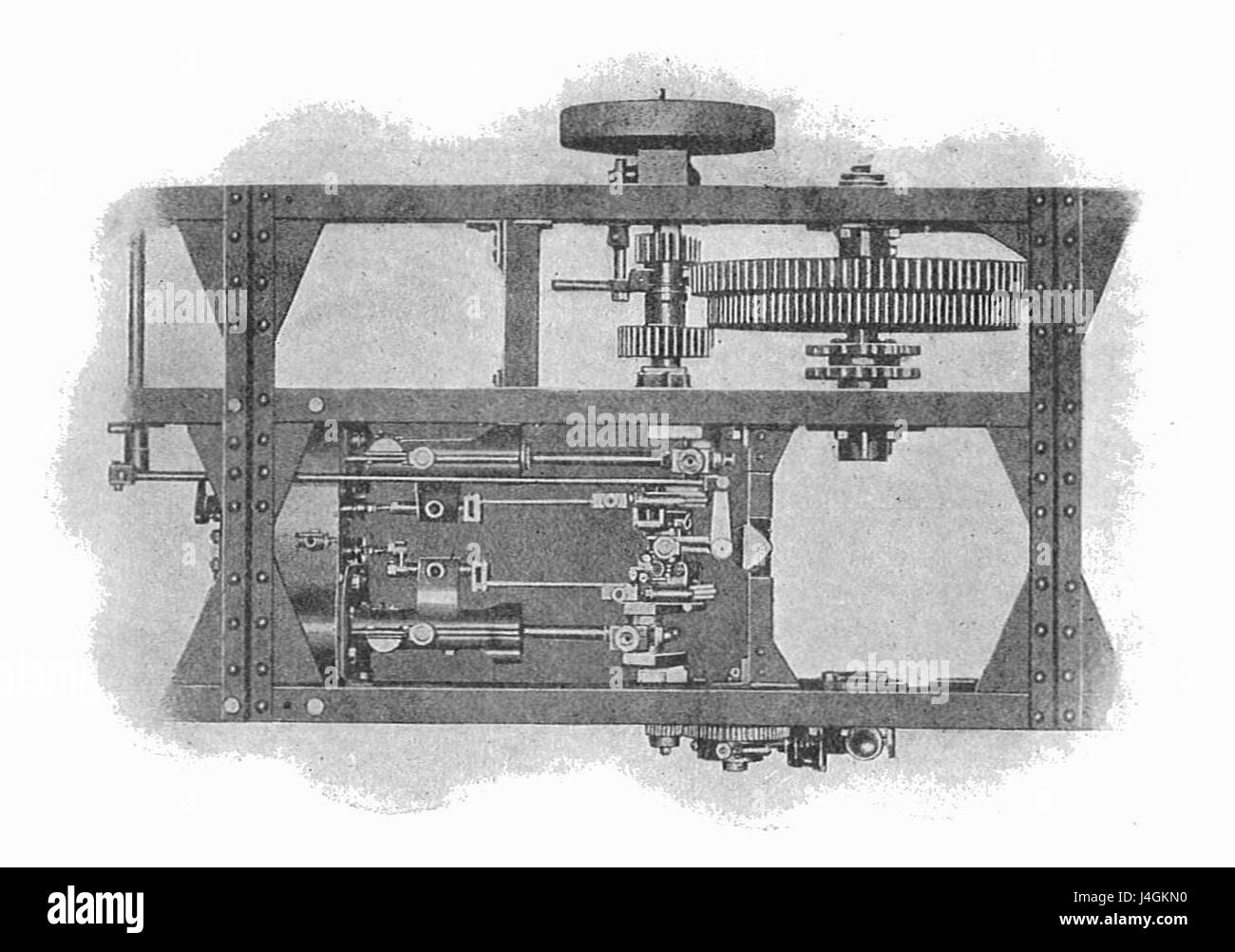 Straker steam wagon engine, plan (Rankin Kennedy, Modern Engines, Vol ...