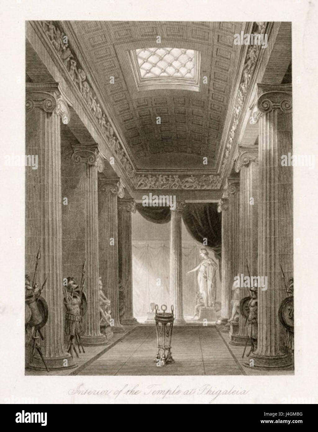 The Temple of Apollo Epicurius at Bassae, an ancient Greek temple in ...