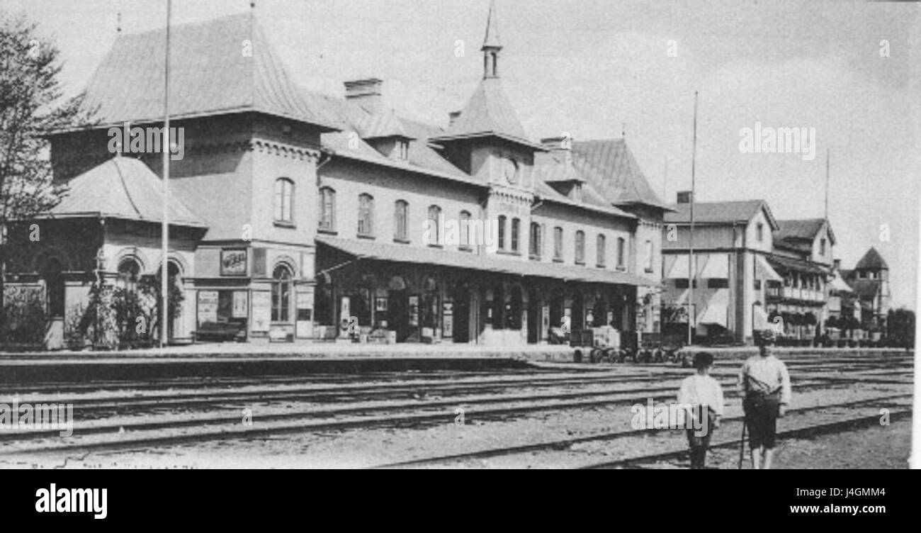 Storvik Railroad Station Sweden Stock Photo - Alamy