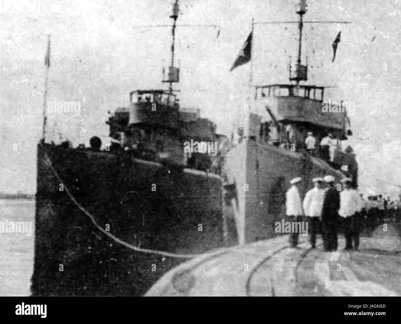 An image titled 'Rykov & Uritskiy 1933a', depicting Soviet political ...