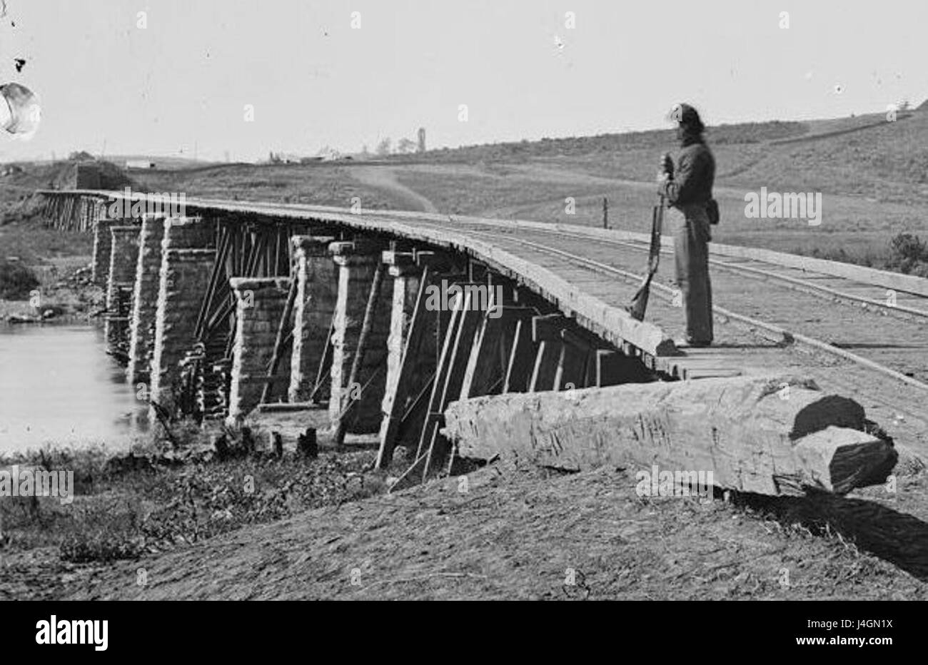 Strawberry plains bridge cropped Stock Photo - Alamy