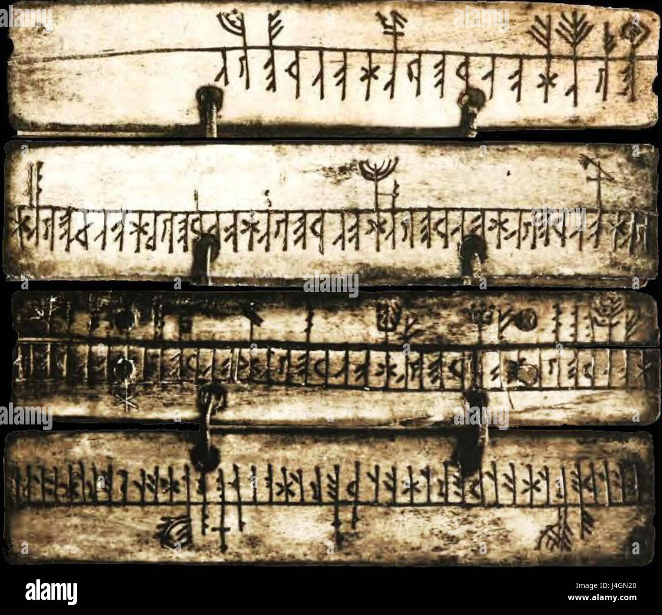 The Sami Runic Calendar, studied by Eirikr Magnusson in 1877, is an ...